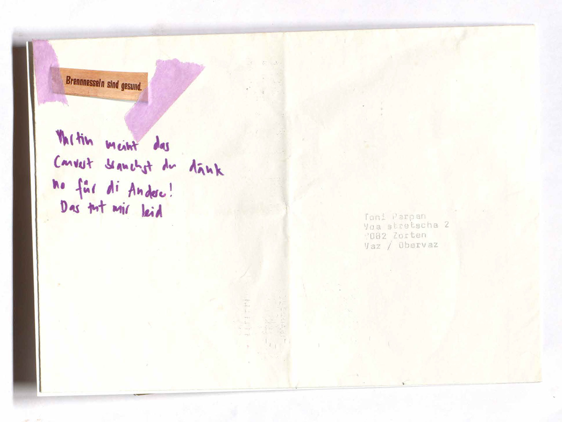 Zorten — Anna Schuler